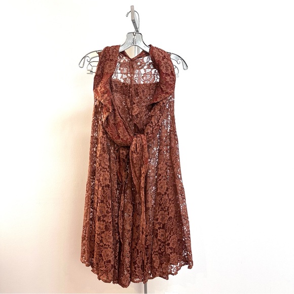 Dresses | 195s Rust Lace 2 Pc Set | Poshmark